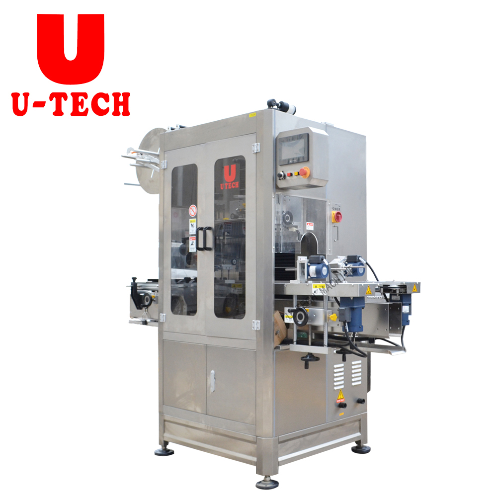 Automatic high speed beverage juice carbonated drinks can PVC plastic ...