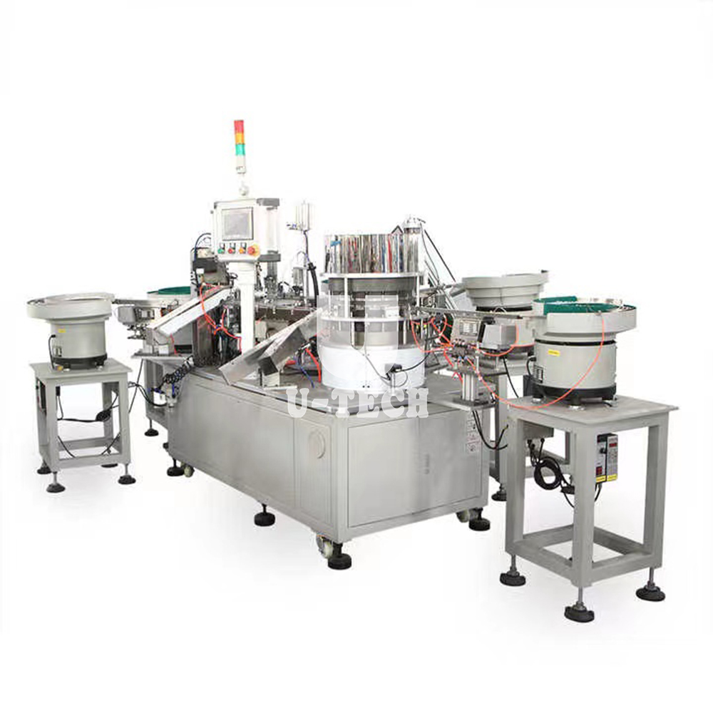 Lotion pump cap assembly machine - Zhangjiagang U Tech Machine Co.,Ltd.